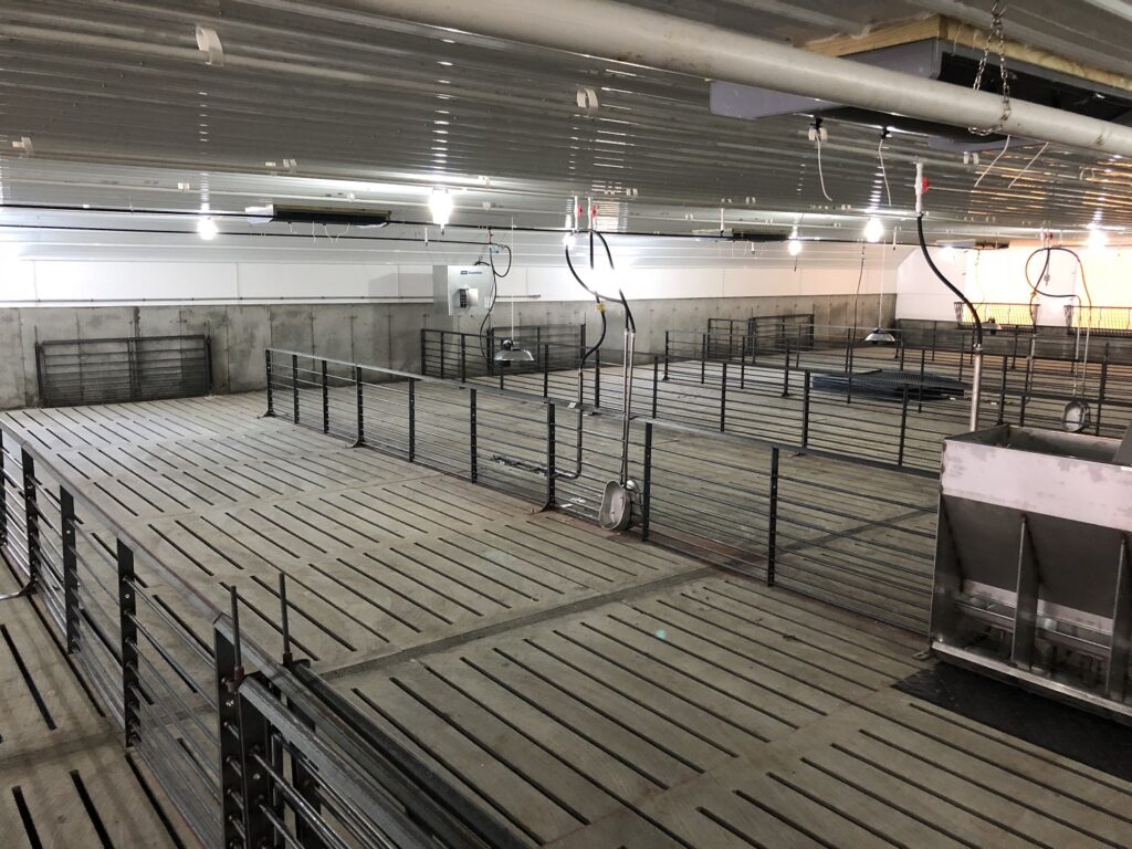 Hog Interior – Reaves Buildings