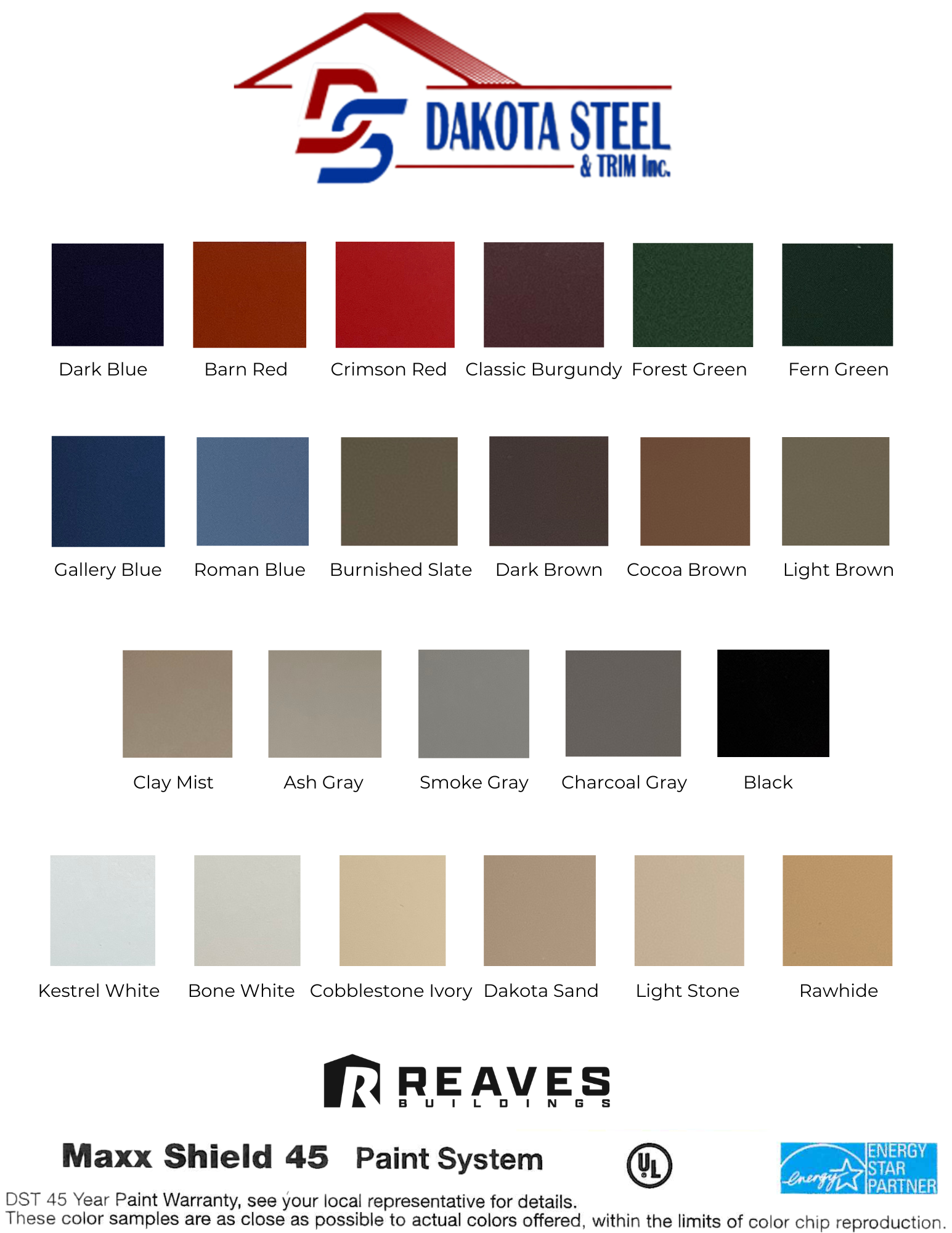 The Colors – Reaves Buildings